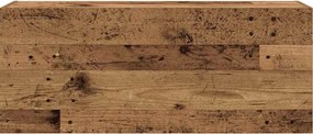 vidaXL Koupelnová nástěnná skříňka 100x25x40 cm kompozitní dřevo [860109] Barva: Betonová šedá