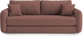 Tmavě růžová rozkládací pohovka 225 cm Dormi – Micadoni