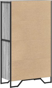 Highboard šedý sonoma 79,5 x 35,5 x 137,5 cm kompozitní dřevo 3295310