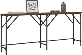 vidaXL Konzolový stolek 180 x 29 x 75 cm kompozitní dřevo [837764] Barva: hnědý dub