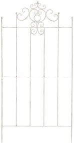 Mřížka na popínavé rostliny Paula - 180 x 85,5 cm - Bílá antik