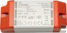 Inter-Tech LED12-15 / LED trafo / 15 W / 12 V / 1250 mA / IP20