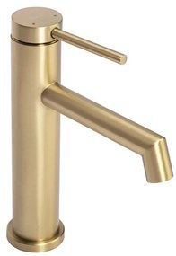 REA-B5316 - Umyvadlová baterie FOSS 20,5 cm broušená zlatá REA-B5316