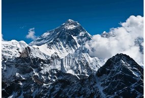 DIMEX | Vliesová fototapeta Himaláje MS-5-1668 | 375 x 250 cm| modrá, bílá, černá