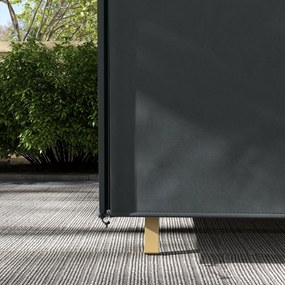 Outsunny Hollywoodský kryt na houpačku Vodotěsný ochranný kryt na zahradní houpačku s UV ochranou Oxford černý 220 x 125 x 172 cm | Aosom.de