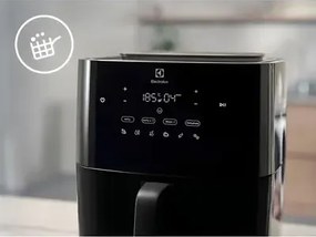 Electrolux EAF7SB černá / Horkovzdušná fritéza / 1700 W / 6,9 l / 40-2
