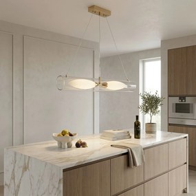 Toolight Rea, ZÁVĚSNÉ STROPNÍ SVÍTIDLO G152-2CP GOLD, OSW-04708