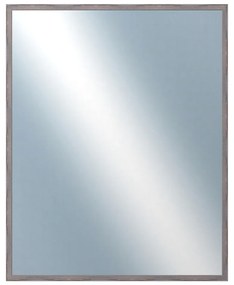 DANTIK - Zarámované zrcadlo - rozměr s rámem cca 80x100 cm z lišty KASSETTE tmavěšedá (3056)