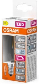 LED žárovka E14 OSRAM Filament 3,4 (40W) neutrální bílá (4000K) stmívatelná svíčka