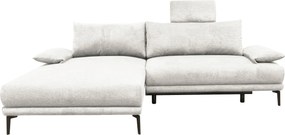 XXXLutz ROHOVÁ SEDAČKA, textil, bílá MID.YOU - Sedací soupravy - 001574003002