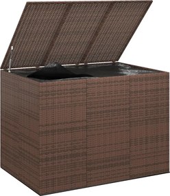 vidaXL Zahradní úložný box PE ratan 145 x 100 x 103 cm [317230] Barva: Černá