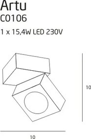 Bodové LED svítidlo MAXlight ARTU C0106