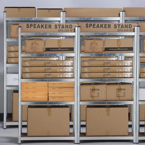 Zátěžový regál Yaheetech – Mod.1: 180 × 90 × 40 cm/875 kg stříbrná (264515749188)