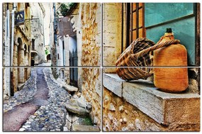 Obraz na plátně - Stará středomořská ulice 1151E (90x60 cm)