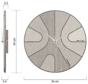 Designové hodiny 10-040-81 CalleaDesign AsYm 34cm