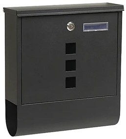 Poštovní schránka RICHTER BK210 (antracit, černá, hnědá), černá, RICHTER Černá matná