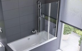 Santech 2-dílná vanová zástěna Axel 140x80 VZA2AX80L Orientace vany: Levá