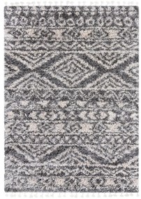 Kusový koberec shaggy Acama šedý 200x300cm