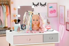 ZAPF CREATION Stylingová hlava BABY born Duhová / Make-up a česání / o