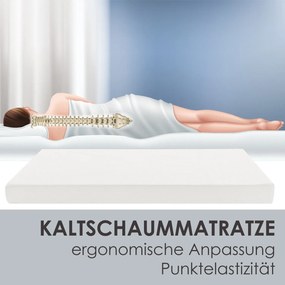 Juskys Matrace ze studené pěny H3 Velikost: 120 × 200 cm