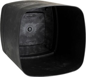 Sada 3 ks květináčů Cubi 16x16/19x19/25x25 cm černý beton