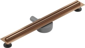 Mexen Flat 360° Slim sprchový žlab 60 cm, měděná matná, 1C41060