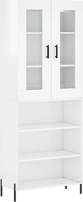 vidaXL Skříň highboard 69,5 x 34 x 180 cm kompozitní dřevo [3198731] Barva: Bílá
