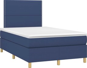 Box spring postel s matrací černá 120x190 cm textil 3269929