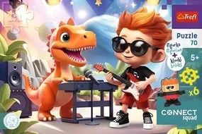 TREFL Puzzle Connect Squad: Joe / 70 dílků + figurka / 41 x 27,5 cm