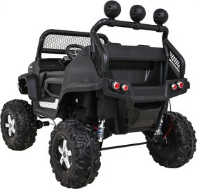 Ramiz Mercedes Benz Unimog elektrické autíčko pro děti černé + terénní pohon 4x4