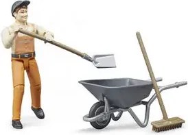 Bruder 62130 Komunální pracovník figurka / 1:16 / od 4 let