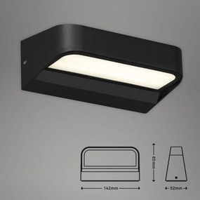 BRILO 3036015 LED venkovní svítidlo 14,2 cm 8W 900lm černá (starý kód: BRILO 3036-015) - BRILO