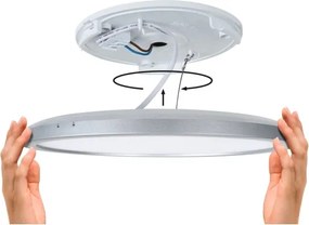 Paulmann 79920 - LED/11,2W Stmívatelný panel ATRIA 230V 3000K 19x19 cm černá