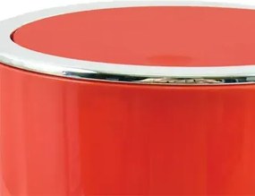 MSV KAMAKA výklopný odpadkový koš 6 L červený / plast