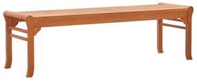 vidaXL 3místná zahradní lavice 150 cm masivní eukalyptové dřevo