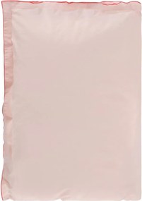 Červené/světle růžové povlečení na dvoulůžko/prodloužené z bavlněného perkálu 200x220 cm Pivot – Jotex