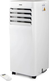 Mobilní klimatizace 4v1 COOLMAX 9000 BTU - DOMO DO10181, 2,6 kW, místnosti do 30 m2, 64 dB, Třída: A, dálkové ovládání, chlazení, ventilace, odvlhčování, čištění vzduchu