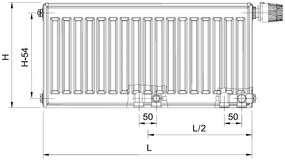 Korado Radik VKM8 21 500x2000 deskový radiátor