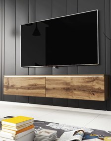 TV stolek 140 cm závěsný nebo stojící dub wotan Lowboard D