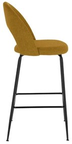 Barová židle mahalia 63 cm hořčicová MUZZA