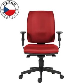 Powerton ERGO Hana červená / Kancelářské ergonomické křeslo / synchron