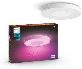 Philips HUE LED White and color Ambiance 41168/31/P9 Xamento L koupelnové stropní svítidlo 52,5W 3700lm 2200-6500K 42,5cm IP44 bílé stmívatelné Bluetooth Philips HUE inteligentní osvětlení