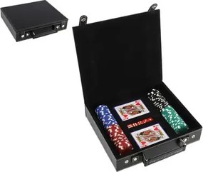 TEDDIES Poker sada v kufříku / Společenská hra / 100 žetonů / 2 balíčk
