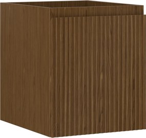 Mexen Rivel, koupelnová skříňka 40 cm, 1 zásuvka, drážkovaná, ořech, 91A20-04047-1-BF86