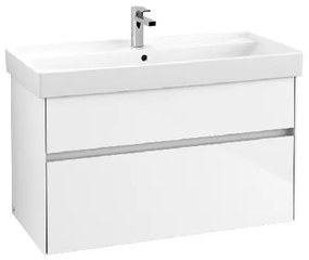 Villeroy & Boch Collaro - Umyvadlová skříňka, 954x546x444 mm, 2 zásuvky, Glossy White C01100DH