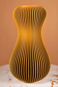 VÁZA ZUCCA - Jednobarevná, zlatá, velikost M