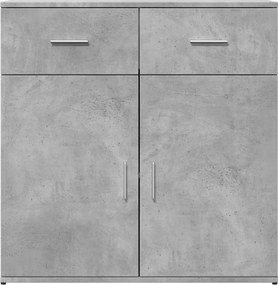 Příborníky 2 ks betonově šedé 79 x 38 x 80 cm kompozitní dřevo 3276619
