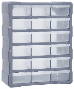 Organizér s 18 středně velkými zásuvkami 38 x 16 x 47 cm 149598