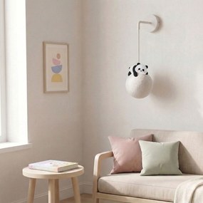 Toolight Toolight, nástěnné svítidlo PANDA G163-1W, černá-bílá, OSW-07803