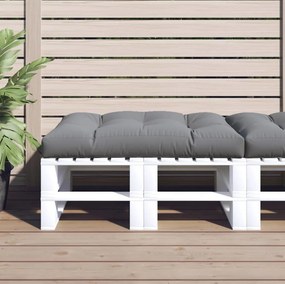 vidaXL Poduška na palety 120 x 80 x 12 cm textil [360521] Barva: Šedá